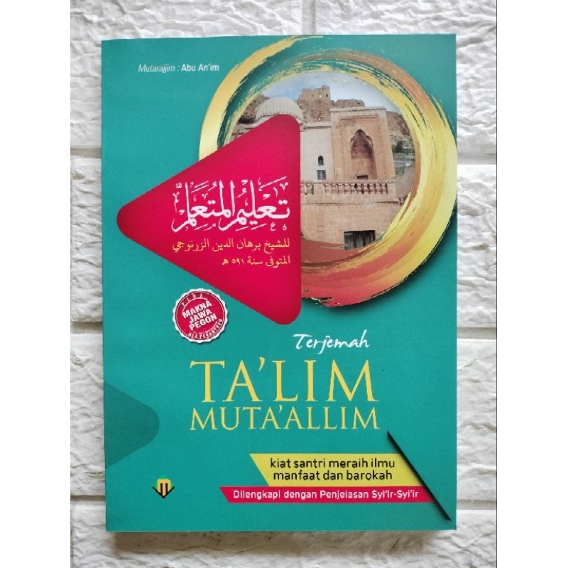 Jual Original Terjemah Ta'lim Muta'allim Plus Makna Jawa Pegon - Kiat ...