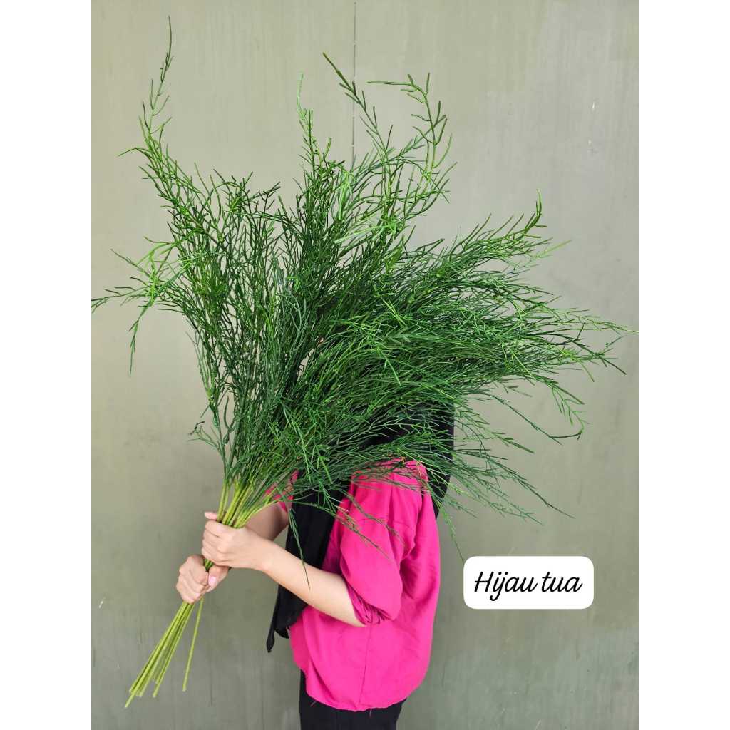 Jual BUNGA ARTIFICIAL CEMARA SALJU NEW DAUN PALSU DEKORASI HIAS CEMARA ...