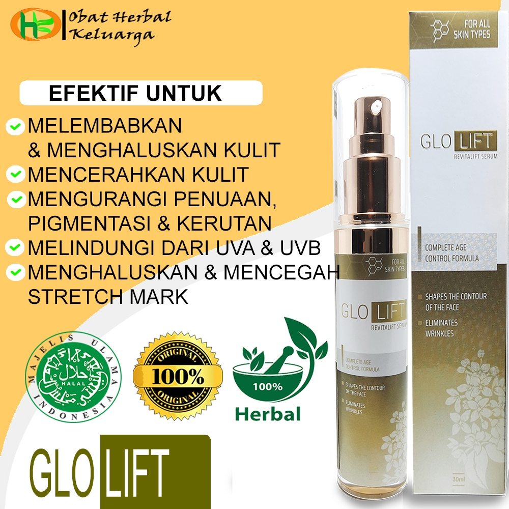 Jual Glolift Revitalift Serum Mencerahkan Kulit Alami dan Anti Aging ...