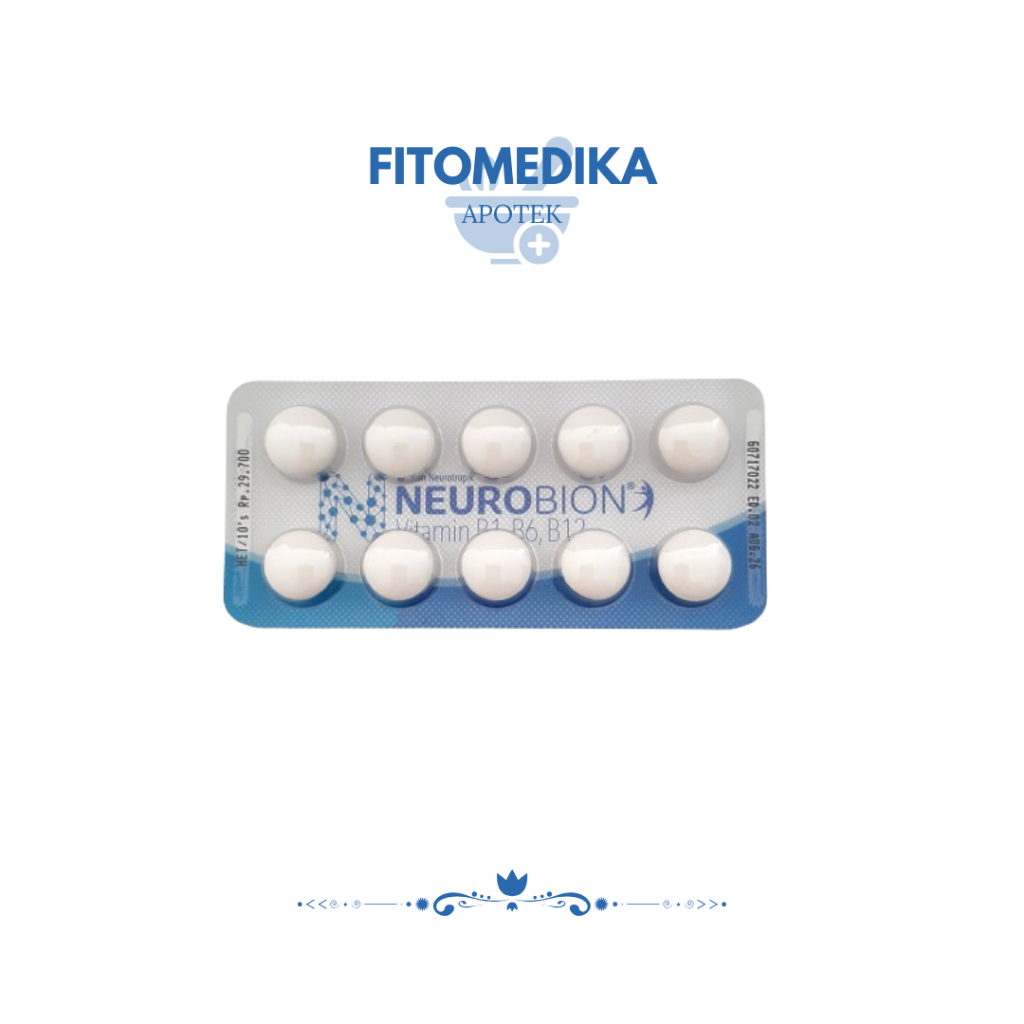 Jual NEUROBION TAB VITAMIN B1, B6, B12 STRIP @ 10 TABLET | Shopee Indonesia