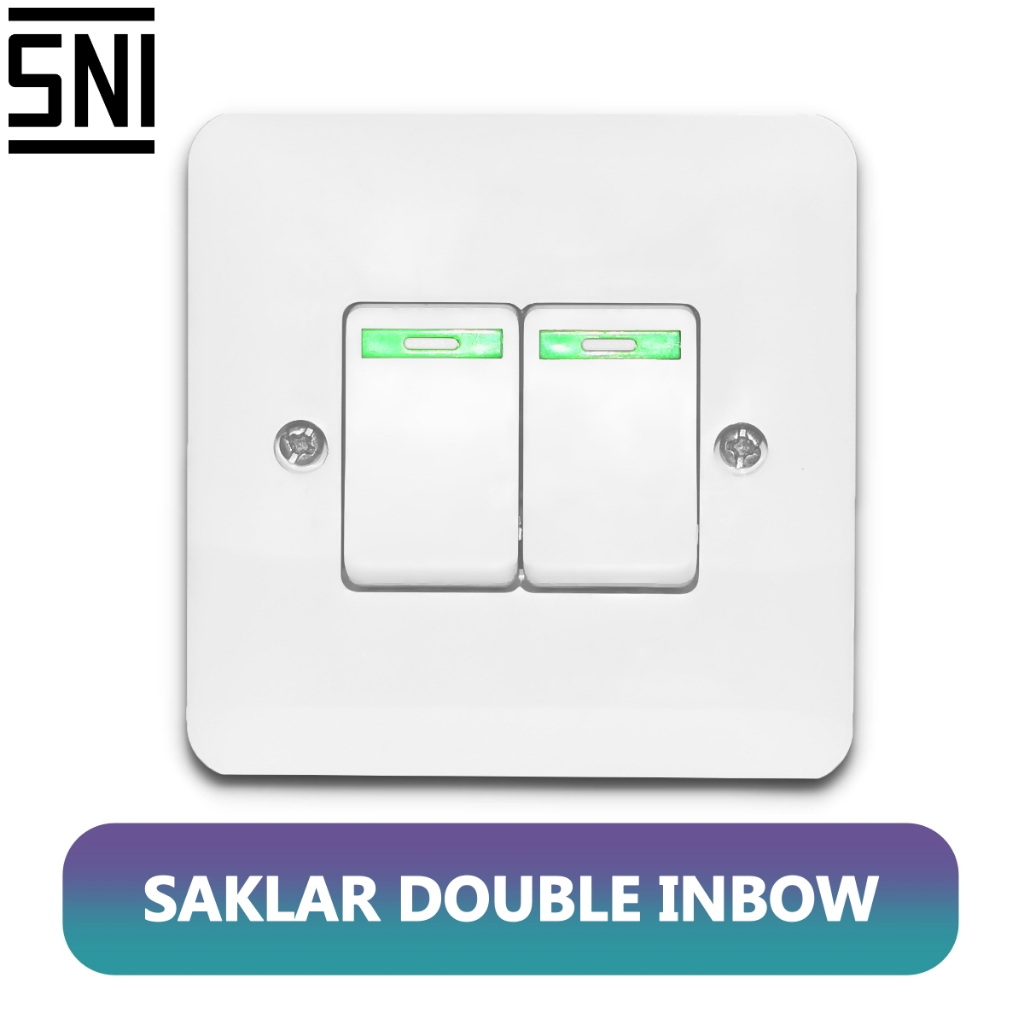 Jual Saklar Engkel Double Inbow Ganda Tanam Dinding IB VISICOM VS 902 ...