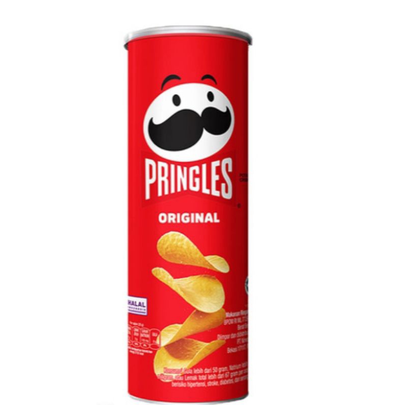 Jual Pringles Potato Crisps Original 102g merah | Shopee Indonesia