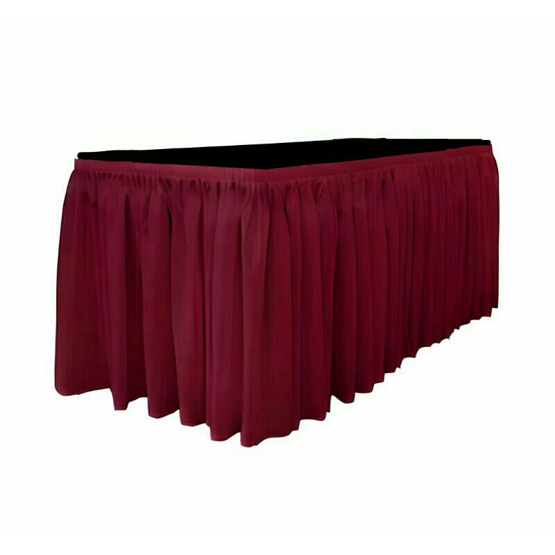 Jual CUSTOM TABLE SKIRT Atau Rok bawah Meja polos uk 75x135x90 | Shopee ...