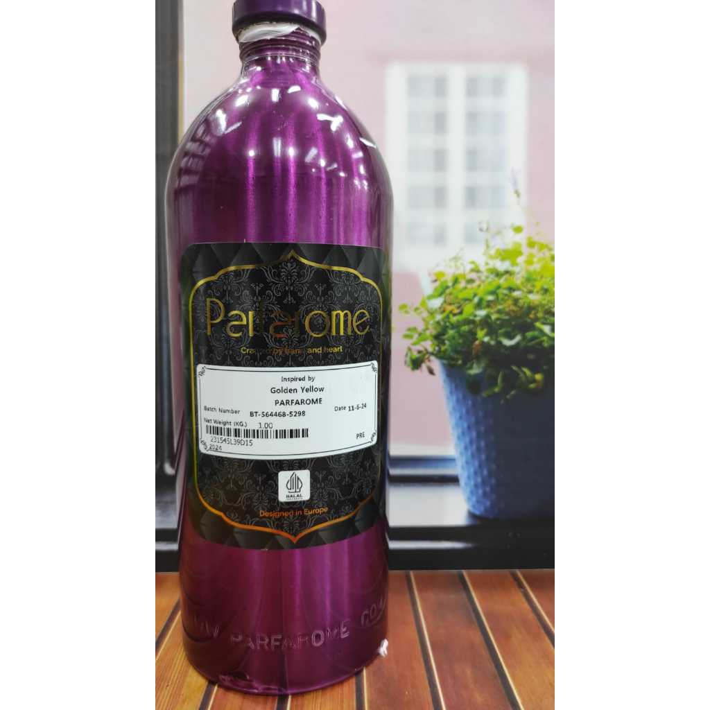 Jual GOLDEN YELLOW BY PARFAROME KEMASAN SEGEL KALENG 1KG ( ORIGINAL ...