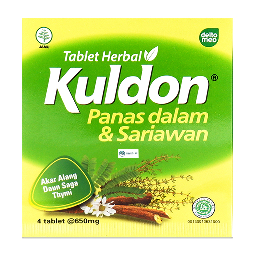 Jual Kuldon 1 Strip @ 4 tablet - Mengatasi Panas Dalam & Sariawan ...
