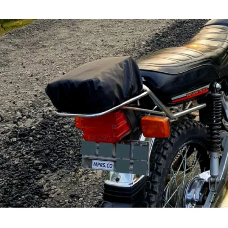 Jual Tas motor lengkap dengan cover waterproof , behel / planger all ...