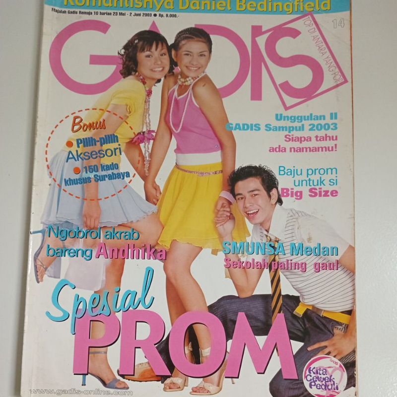 Jual Majalah Gadis Tahun 2003 Edisi Spesial Prom | Shopee Indonesia