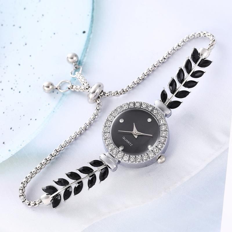 Jual Jam Tangan Serut Mewah Gelang Serut Wanita Analog Quartz ...