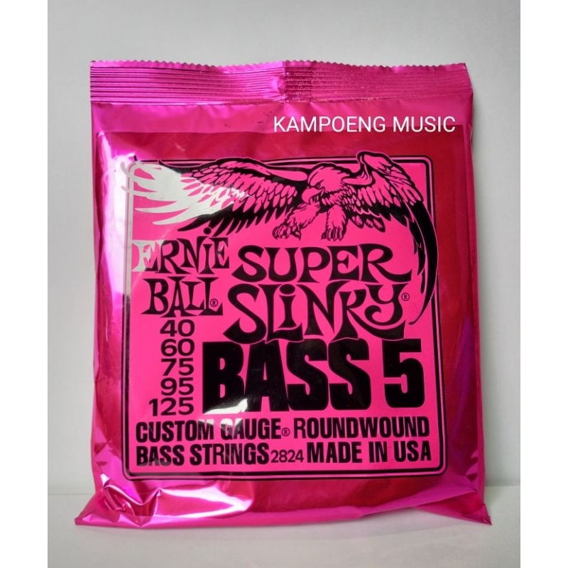 Jual Senar bass ERNIEBAL 5 string super slinky satu set | Shopee Indonesia