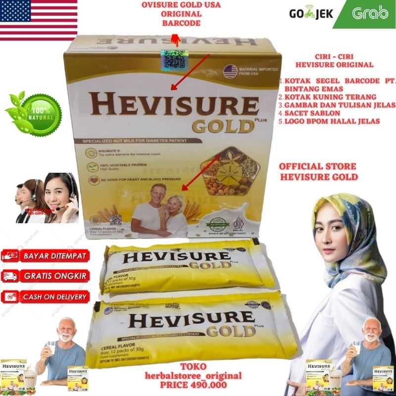 Jual HEVISURE GOLD MILK OBAT DIABETES INSULIN PANKREAS KENCING MANIS ...