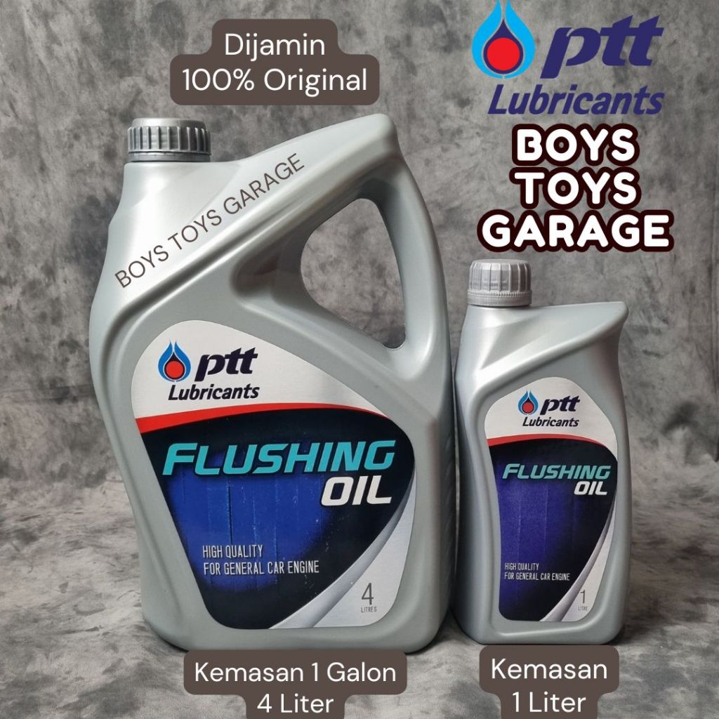 Jual Flushing Oil PTT Oli Engine Flush PTT Lubricant Kemasan 4 Liter ...
