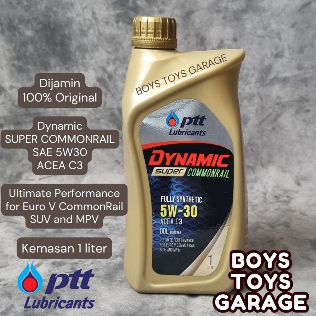 Jual Oli Diesel PTT 5W30 PTT Dynamic Super Commonrail Fully Synthetic Diesel Engine Oil | Shopee ...