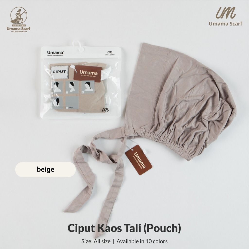 Jual CIPUT RAYON Tali Premium By Umama Pouch, Inner Hijab Viral Packing ...