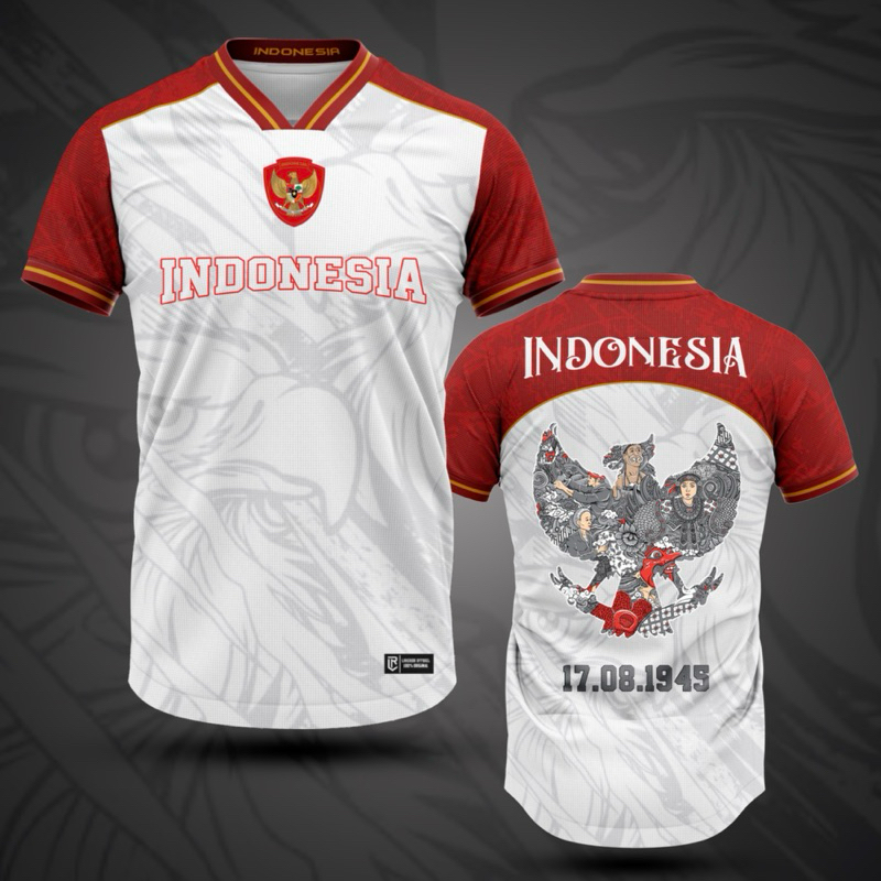 Jual Baju Kemerdekaan 17 Agustus Terbaru / Kaos Karnaval 17 Agustus / Jersey Merah Putih Dewasa ...