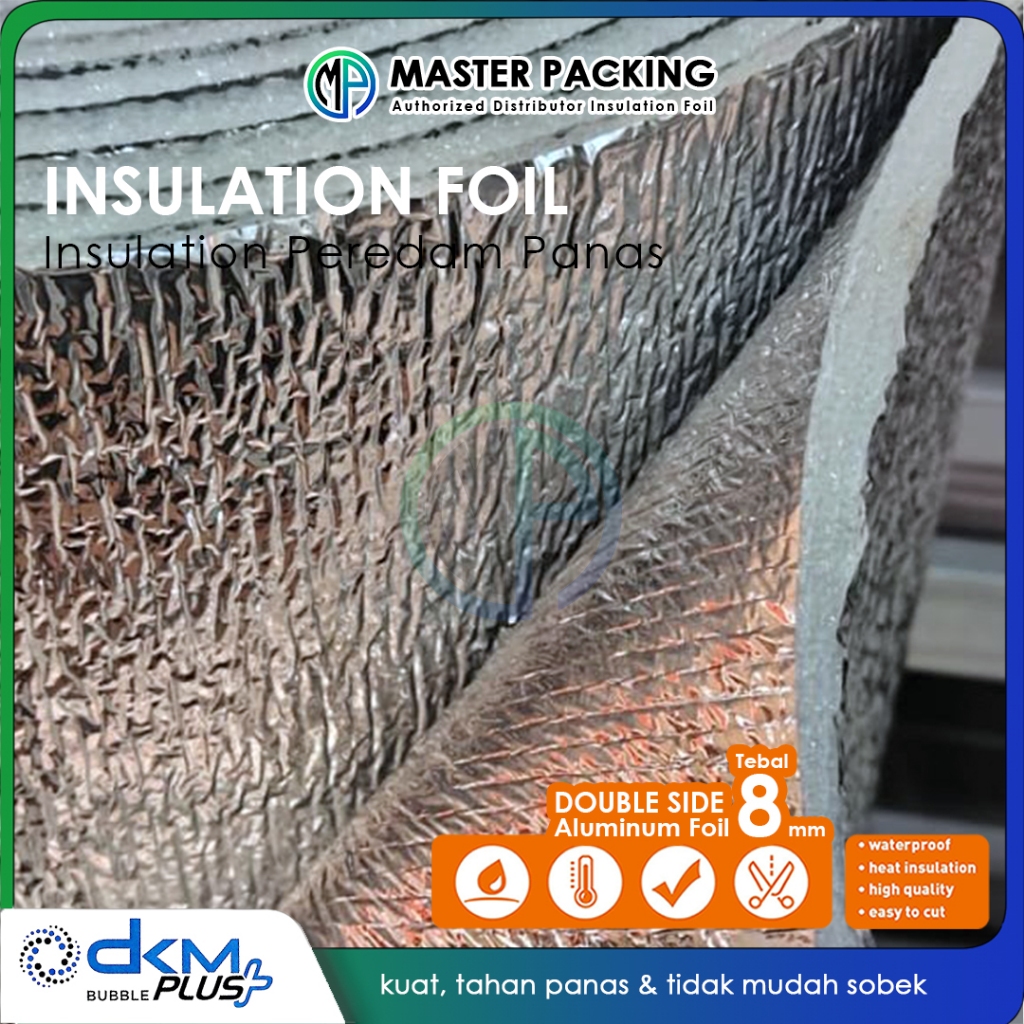 Jual Peredam Panas Atap PE Foam 8mm Insulation Foil Roll 120cm x ...