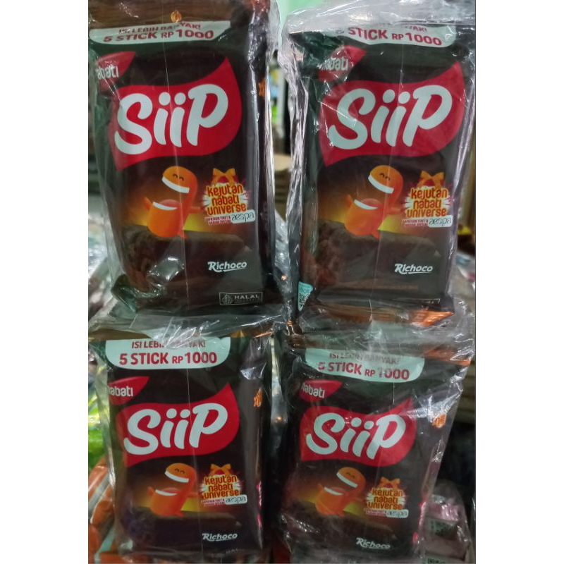 Jual Nabati Siip (1000) 1 Pack Isi 10 Picis @12g | Shopee Indonesia