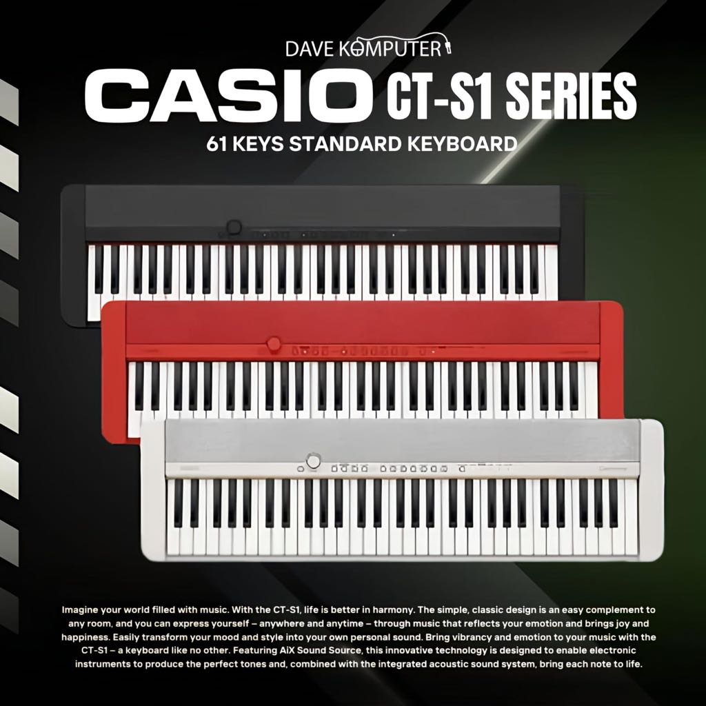 Jual CASIO CTS1 / CT-S1 / CTS 1 / CT S1 Series 61 Keys Standard ...