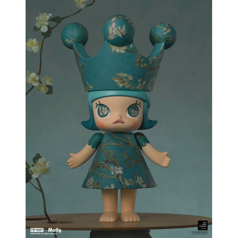Jual Mega Royal Molly 400% Van Gogh Museum Almond Blossom 38CM Pop Mart ...