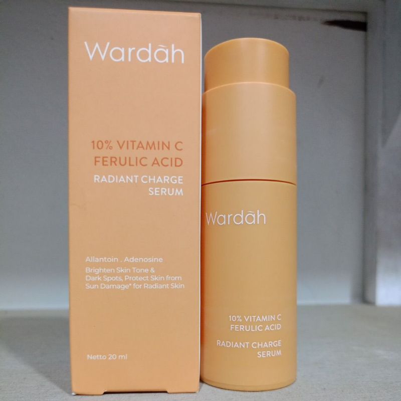 Jual Wardah 10 % vitamin C ferulic acid radiant charge serum | Shopee ...