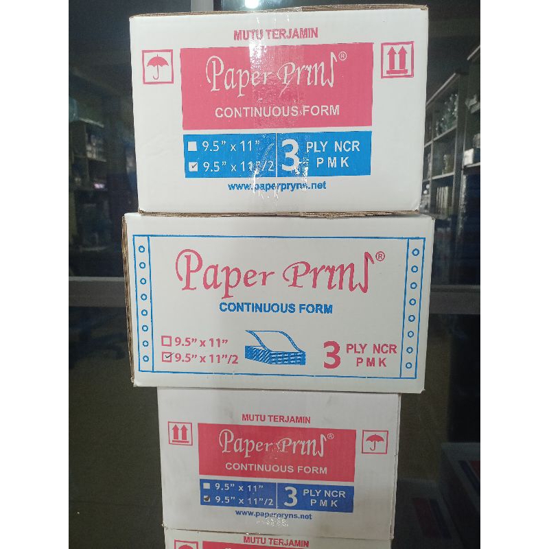 Jual CONTINUOS FORM PAPERPRYNS 9,5 X 11/2 3PLY NCR PRS ( BAGI 2 ...