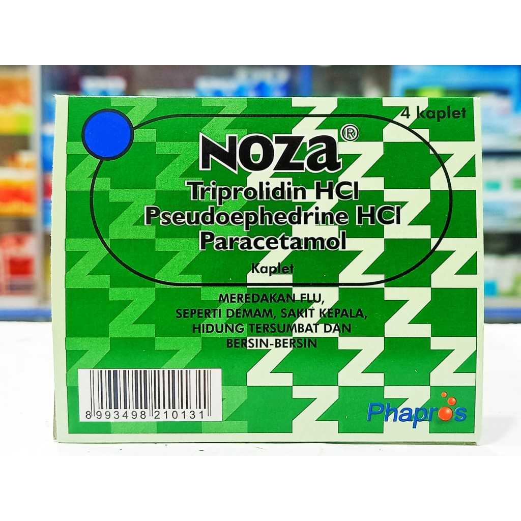 Jual Noza 𝟏 𝐒𝐓𝐑𝐈𝐏 𝐈𝐒𝐈 𝟒 𝐊𝐀𝐏𝐋𝐄𝐓 - Meredakan Demam, Pilek, Bersin-Bersin dan Hidung Tersumbat ...