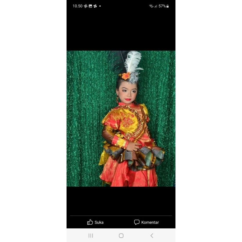 Jual Mayoret anak/ Baju mayoret anak/ costumes mayoret/ preloved ...