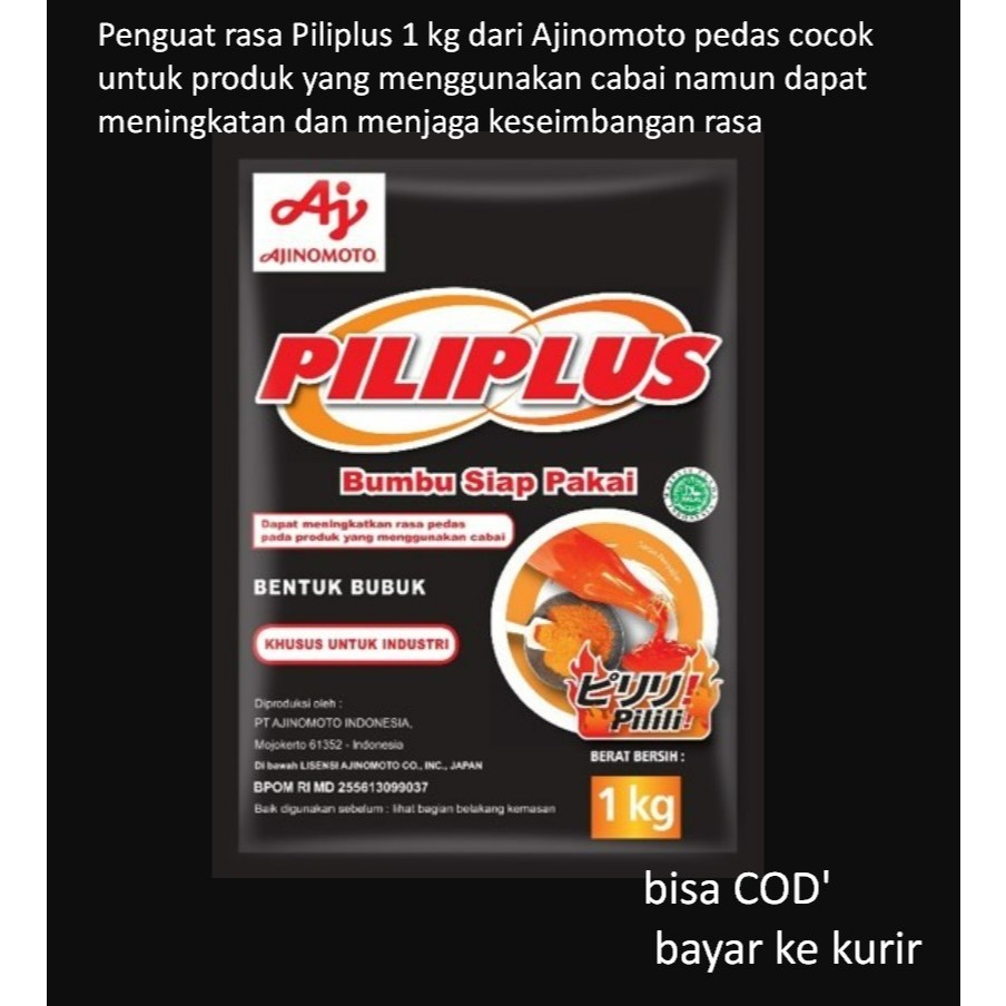 Jual Penguat rasa Piliplus 1 kg dari Ajinomoto pedas cocok untuk produk ...