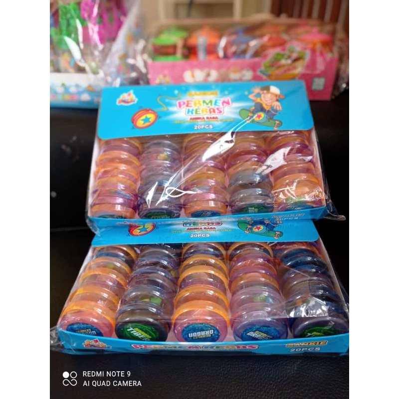 Jual Permen Keras Sankie Aneka Rasa Mainan Gasing (1 box isi 20 pcs x ...