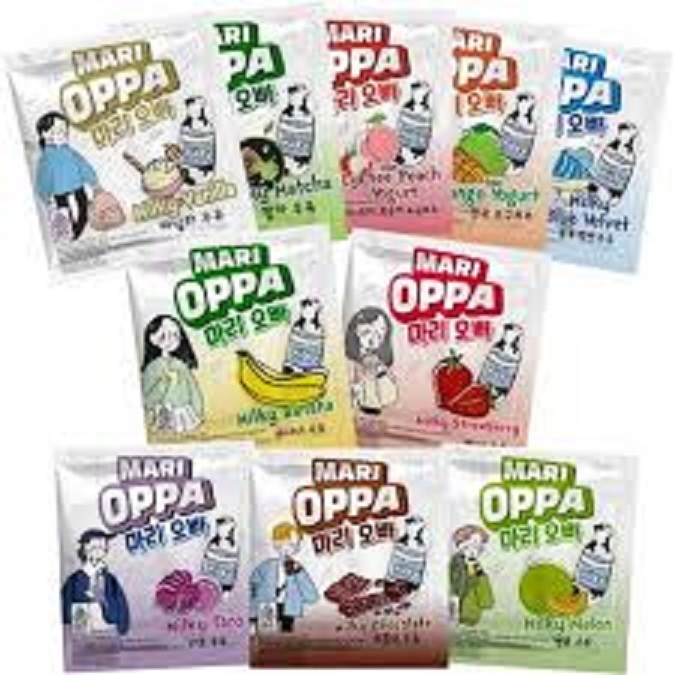 Jual Mari Oppa Minuman ( 1 Renceng ) 20gr Semua Rasa | Shopee Indonesia