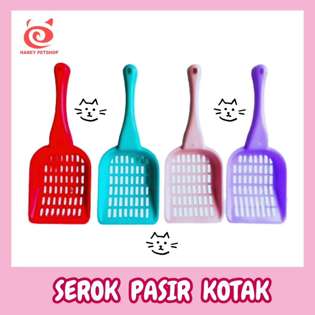 Jual Serok Pasir Serokan Pasir Kucing Bentuk Kotak Serokan Litter Box ...