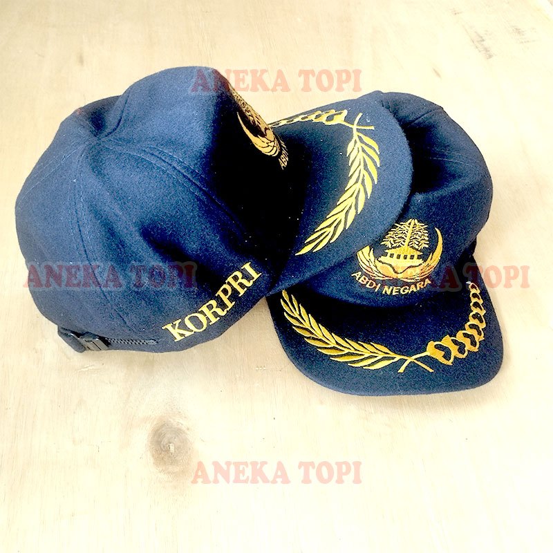Jual Topi ASN Korpri Topi ASN Korpri Abdi Negara Warna Hitam - Aneka ...
