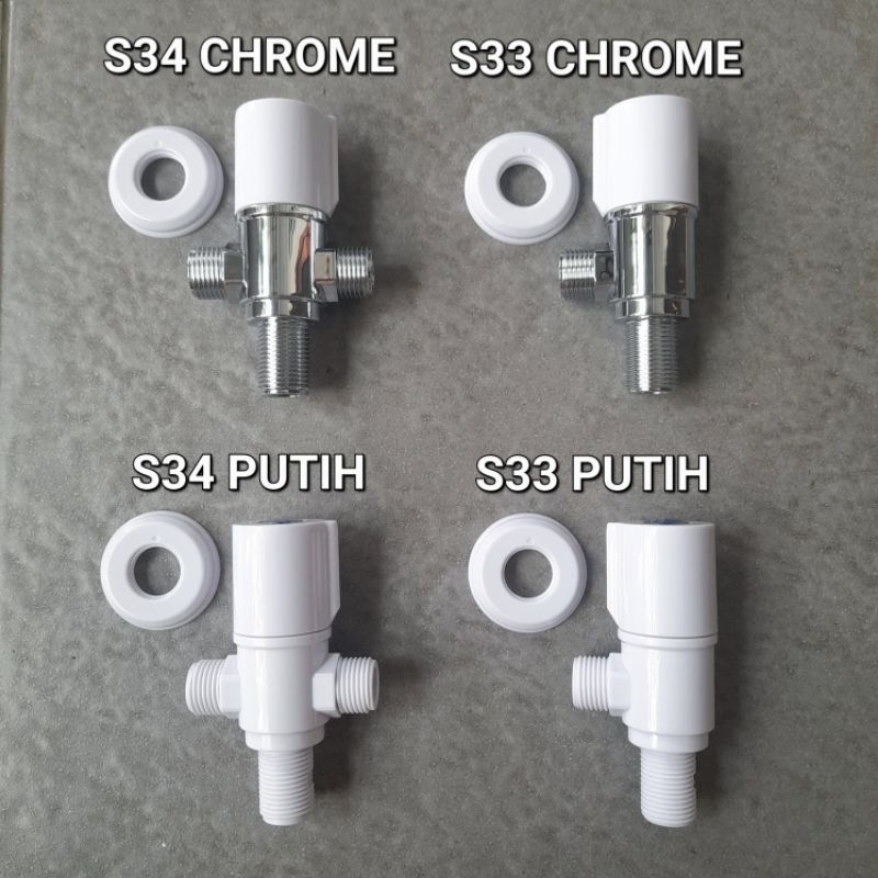 Jual Stop Kran Kloset Soligen Cabang 1 2 Single Double PVC Jet Shower Keran Bidet Kamar Mandi ...