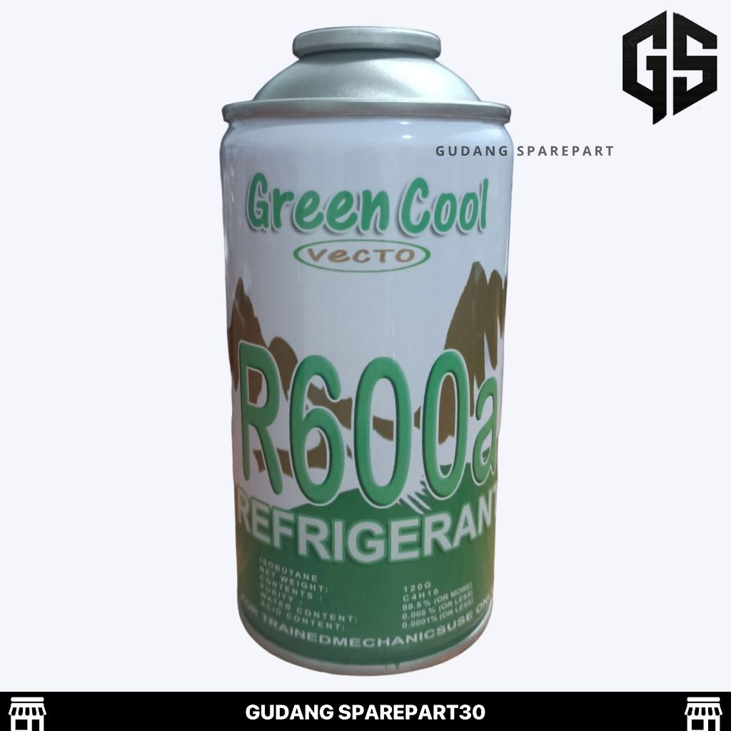 Jual Freon R600A Green Cool Kaleng 120g / R600 Greencool | Shopee Indonesia