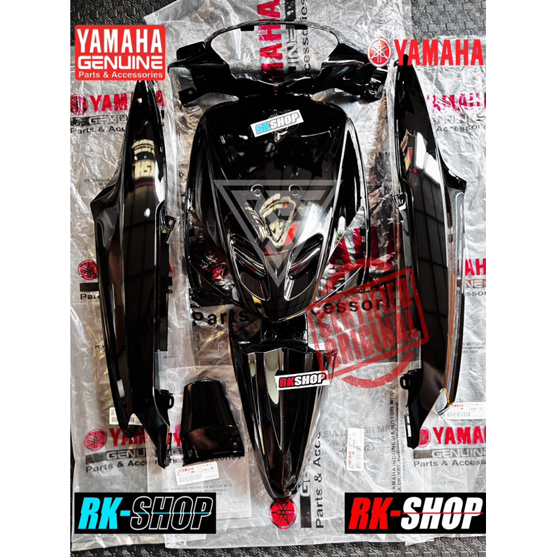 Jual cover bodi mio hitam 5tl hitam full body mio sporty body alus ...