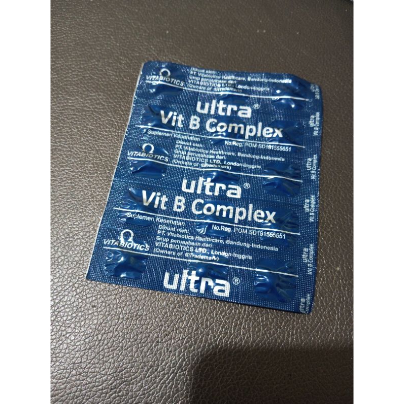 Jual ultra vit b complex strip 15 tablet | Shopee Indonesia