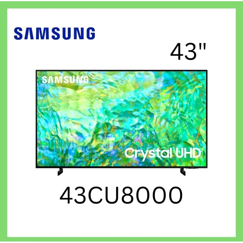 Jual SAMSUNG TV LED 43 INCH 43CU8000 UHD 4K | Shopee Indonesia