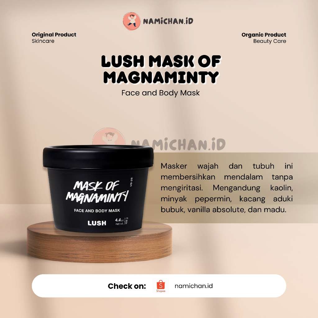 Jual [ PO Japan Juli 2025 ] Lush Mask Of Magnaminty - Face and Body ...