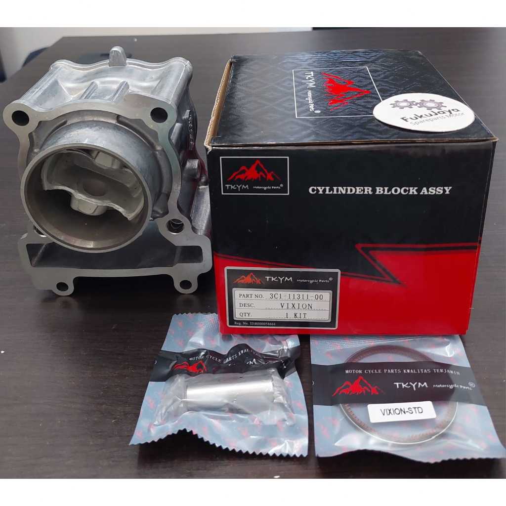 Jual Takayama Cylinder Block Assy Set SIlinder Seher Seker Boring Blok + Piston + Ring Yamaha ...