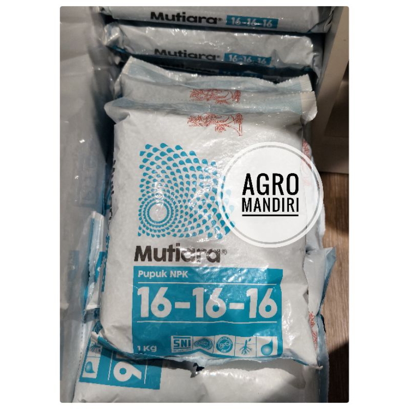 Jual Pupuk Meroke NPK Mutiara 16-16-16 Kemasan Pabrik 1 Kg | Shopee Indonesia