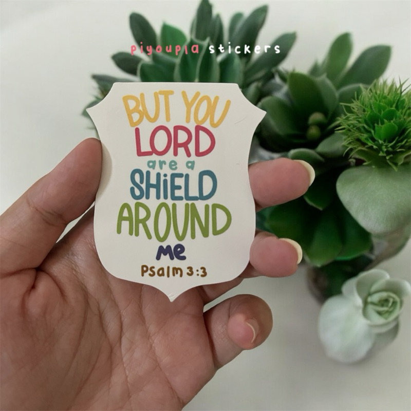 Jual piyoupla - Sticker Die Cut Rohani Bible Verse Ayat Alkitab ...