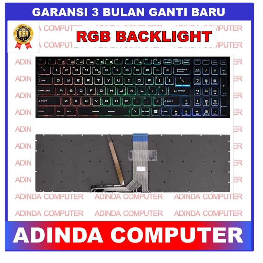 Jual Keyboard MSI GS60 GV62 GP72mvr GP72vr PE62 PL62 Red White RGB ...