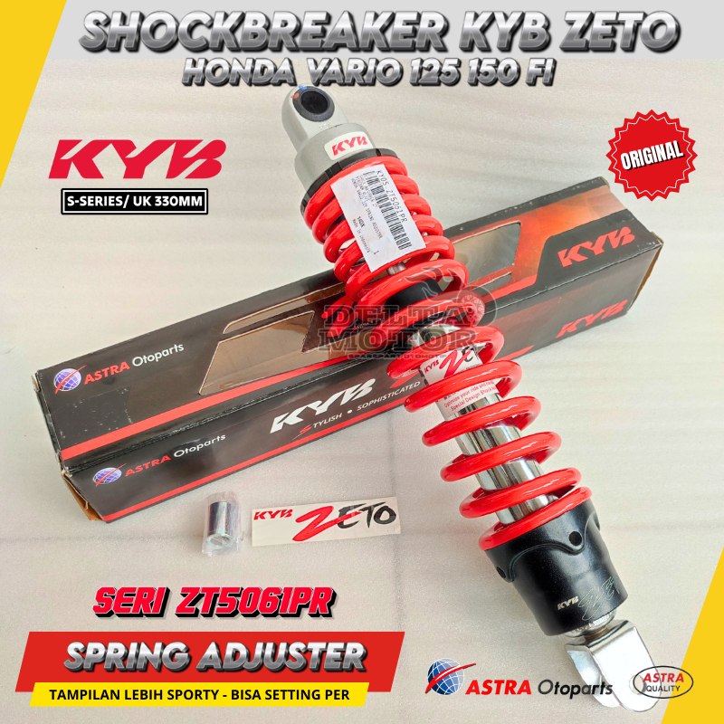 Jual SHOCKBREAKER SHOCK ABSORBER KYB ZETO S SERIES VARIO 125 ESP VARIO 150 LED BEAT DELUXE ...