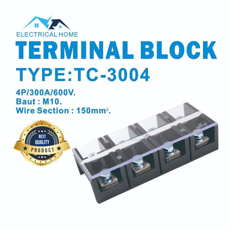 Jual TERMINAL BLOCK TC 3004 (300A 4Pole) | Shopee Indonesia