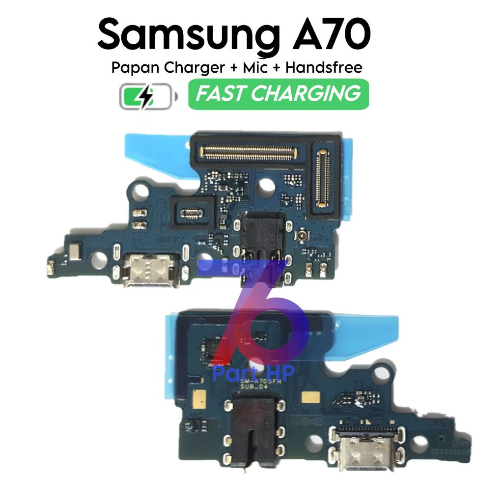 Jual Papan Konektor PCB Charger Mic + Handsfree Samsung Galaxy A70 / SM-A705F / SM-A705FN / SM ...