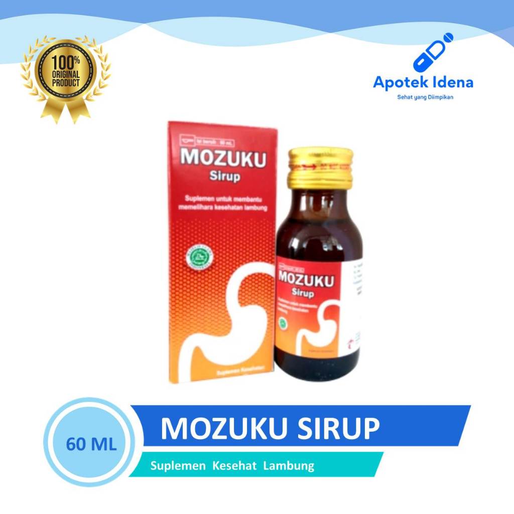 Jual MOZUKU SYRUP SIRUP 60 ML SUPLEMEN KESEHATAN LAMBUNG | Shopee Indonesia