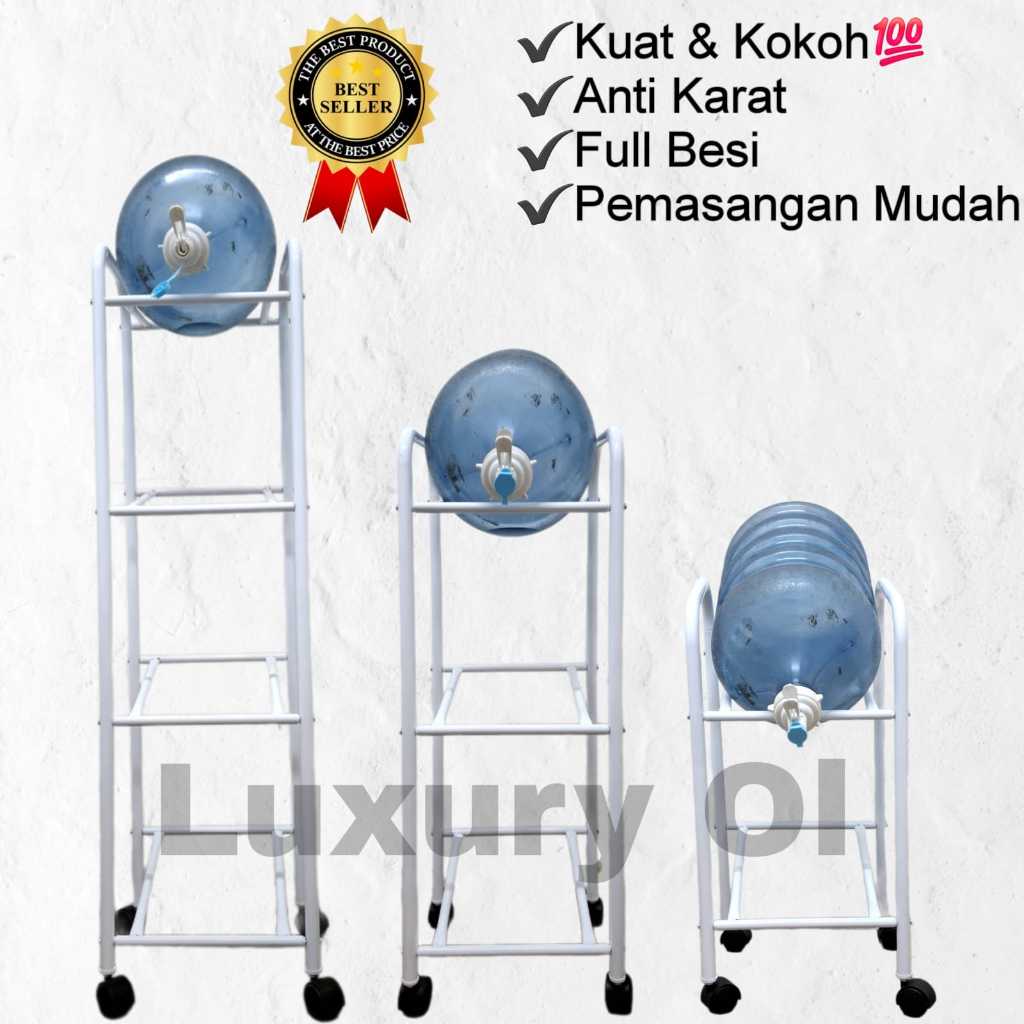 Jual AM4 Rak Galon / Tempat Air Galon Kokoh Ukuran 4 Susun / 3 Susun/ 2 ...