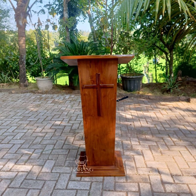 Jual Podium Gereja / Mimbar Sabda / Ambo / Mimbar Berdoa Minimalis ...
