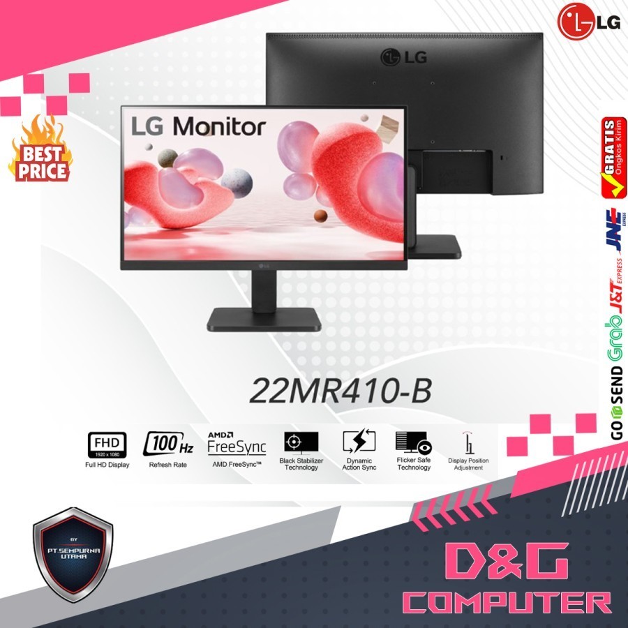 Jual Monitor LED LG 22MR410-B FHD VA 100hz AMD FreeSync | Shopee Indonesia