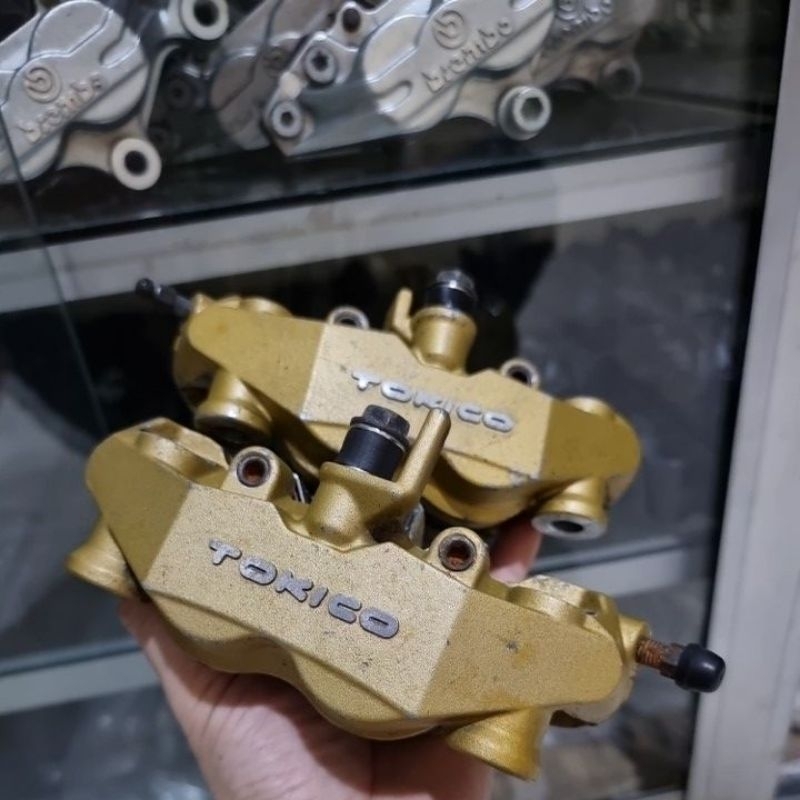 Jual kaliper depan Tokico radial 108 mm kiri atau kanan | Shopee Indonesia
