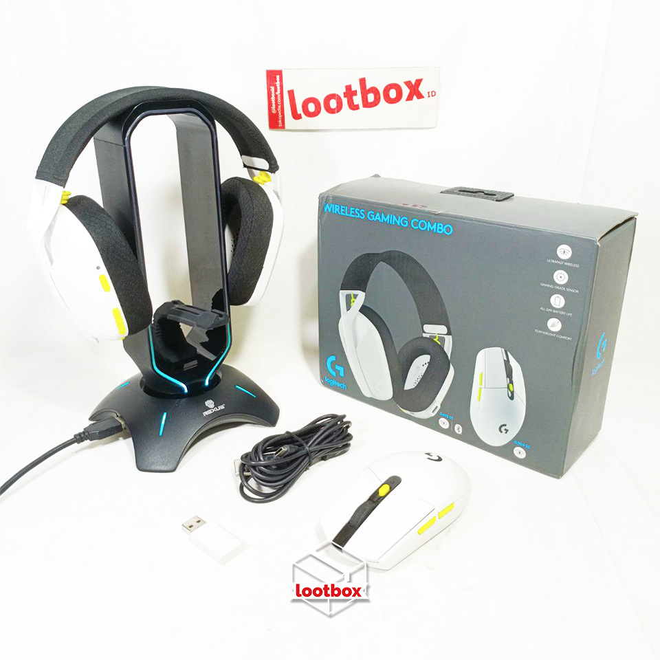 Jual Headset Gaming Wireless Bluetooth Logitech G435 SE + Mouse G304 ...